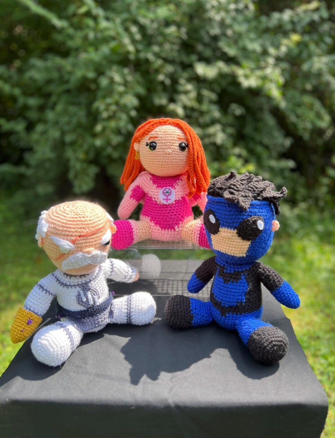 Invincible Inspired Handmade Crochet Plush Doll Set - Etsy