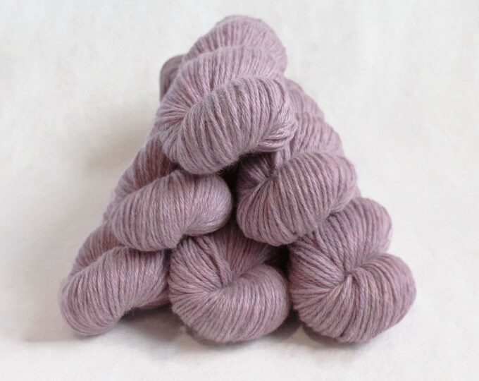 LAVENDER HEATHER DK 100% Cashmere Yarn 55g 199yd, Purple, Lilac ...