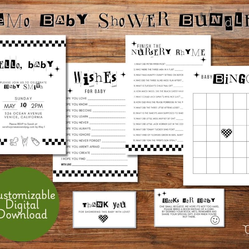Rock Baby Shower - Etsy