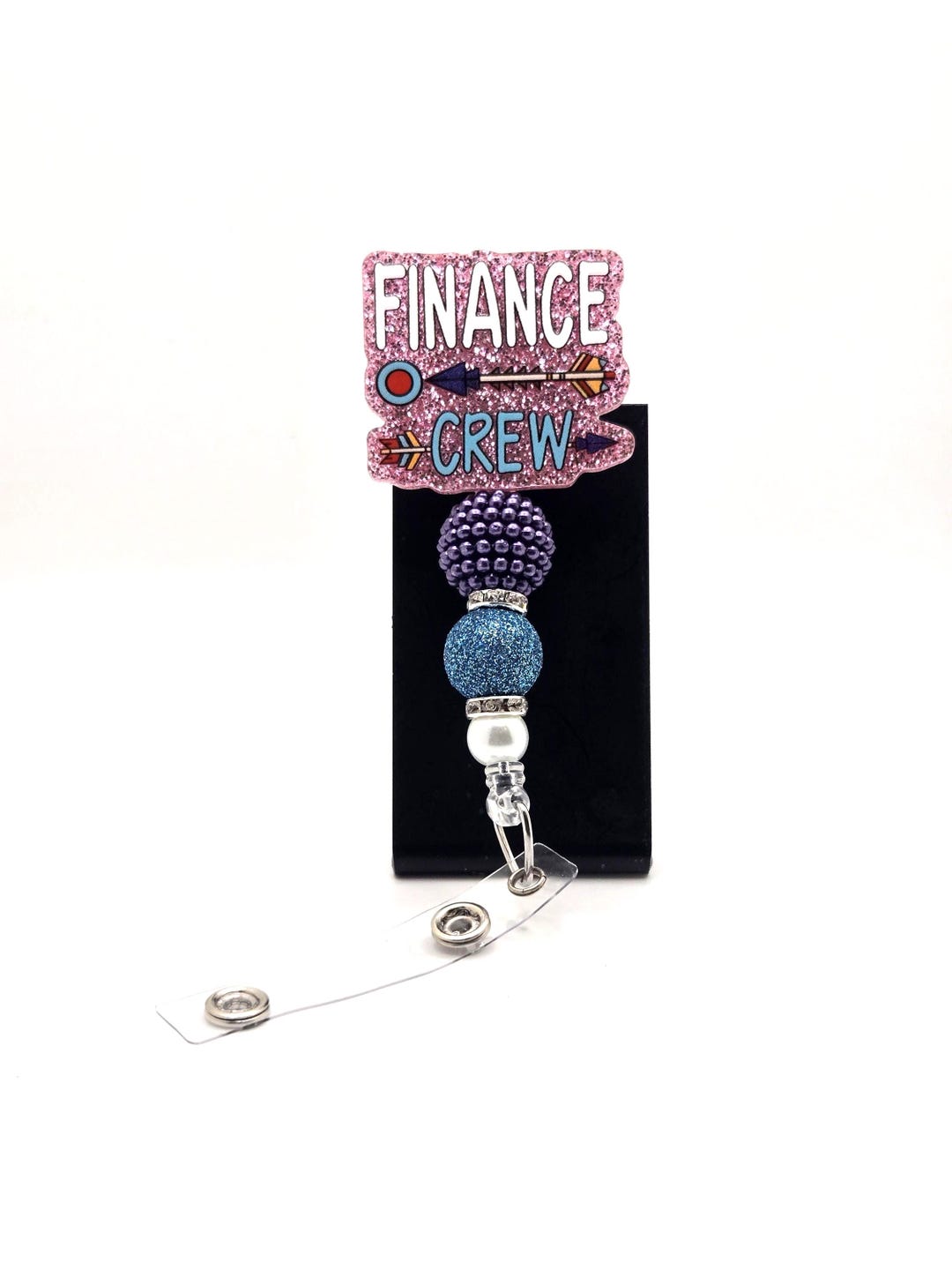 Finance Crew, Acrylic Sassy Medical Badge Reel - Etsy