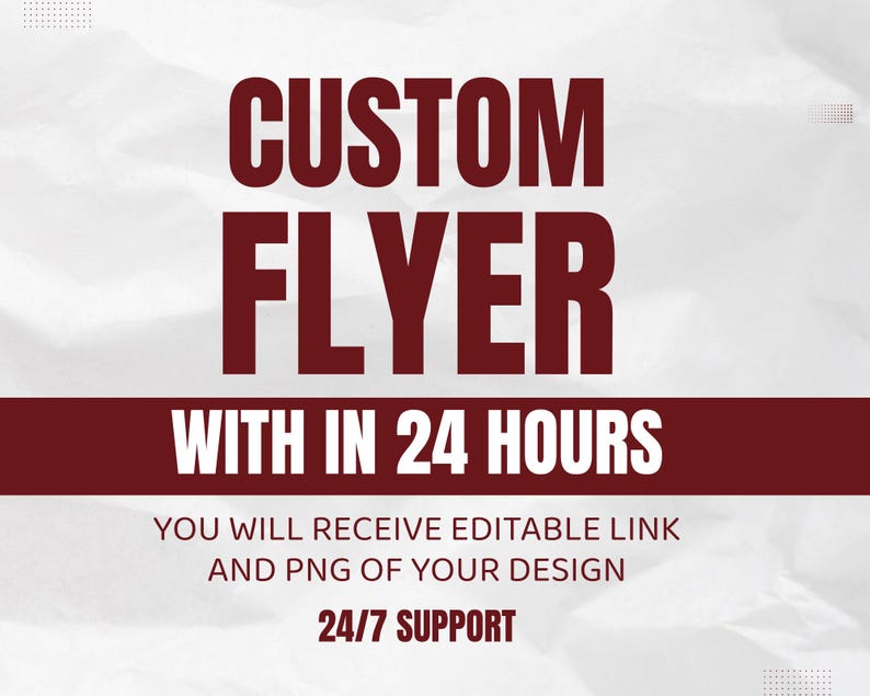 Custom Digital Flyer Design | Personalized Invitation (PNG, JPG, PDF ...