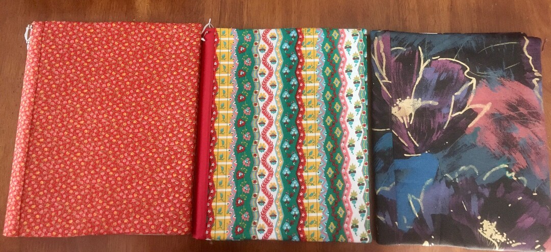 Spiral Book Covers Fabric Spiral Notebook Cover School Book - Etsy