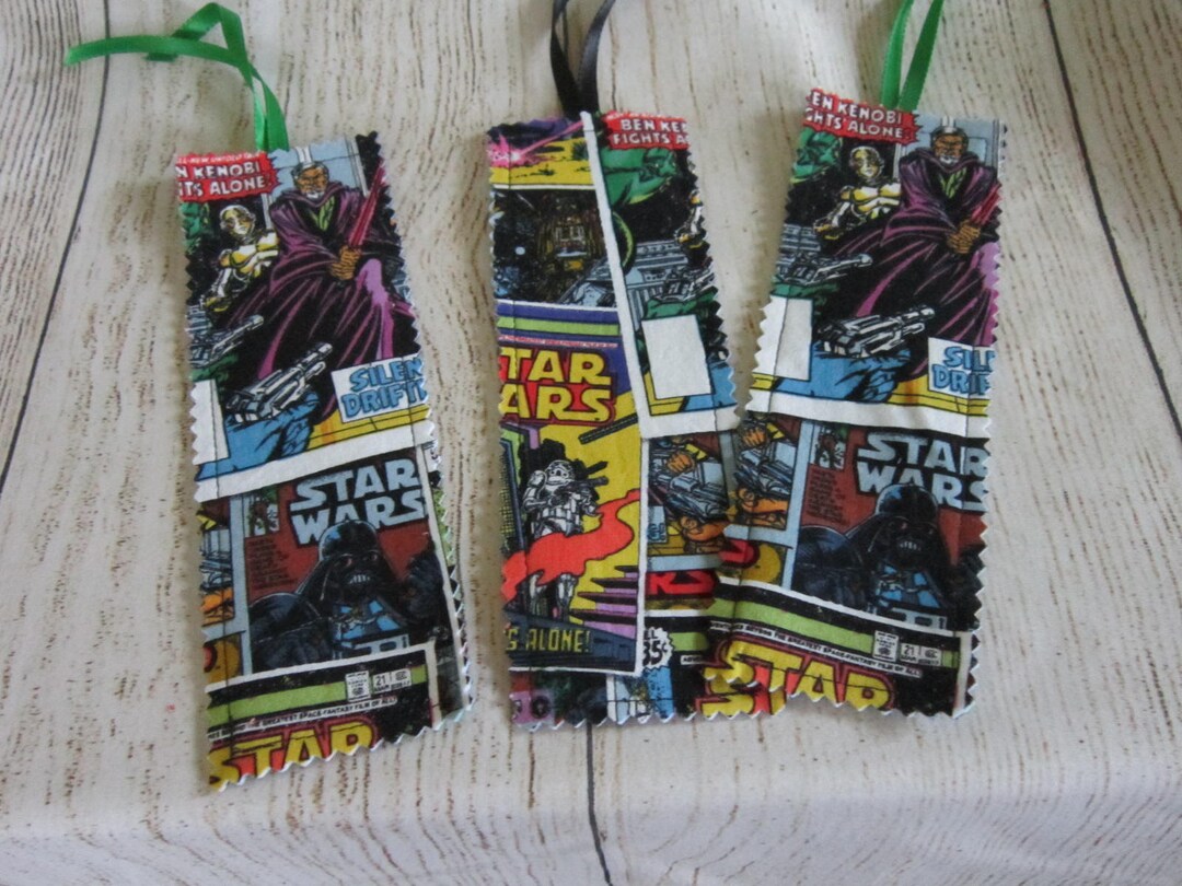 Star Wars Bookmark, Star Wars Comic Bookmark, Kenobi Bookmark, Comic ...