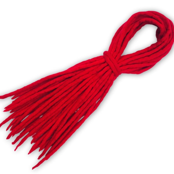 Wool Dreadlock Extension Double Ended - Etsy