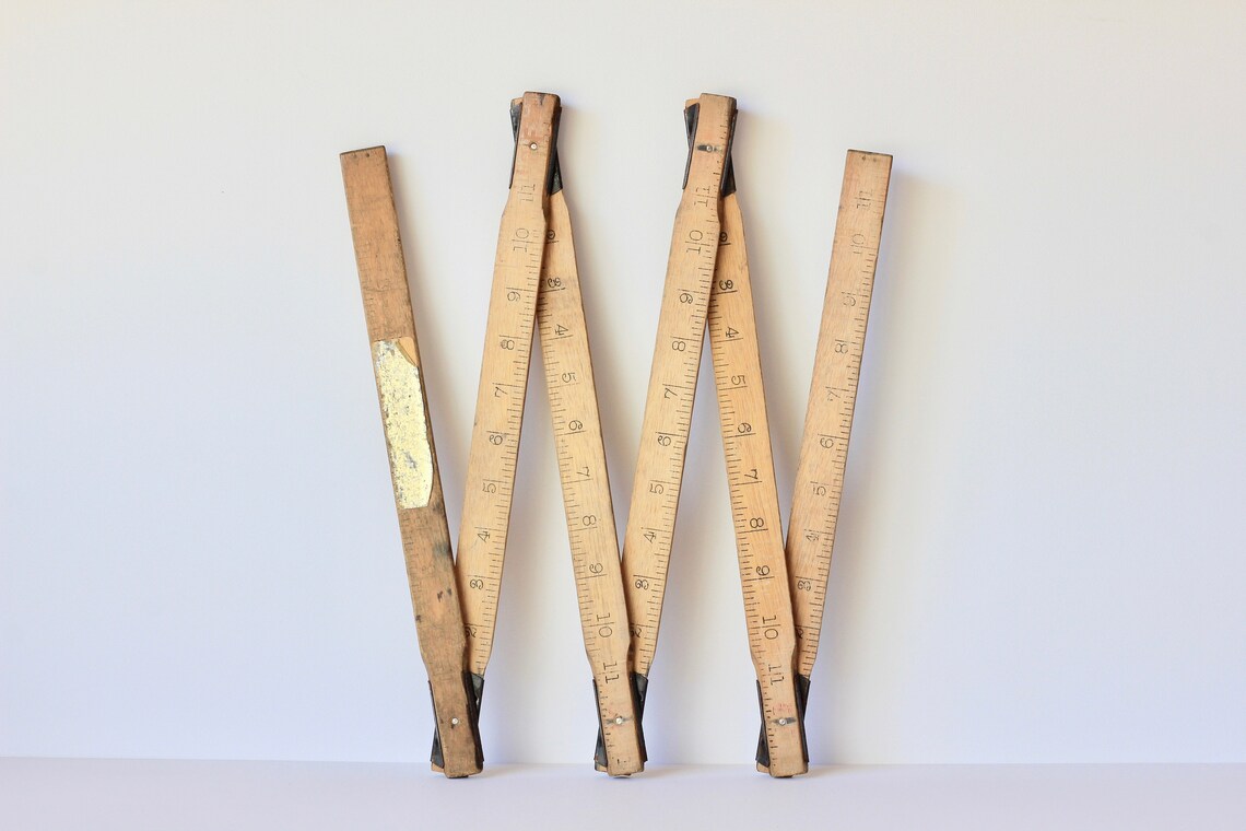 Vintage J. Rabone Wooden Accordion Ruler 6 Feet - Etsy