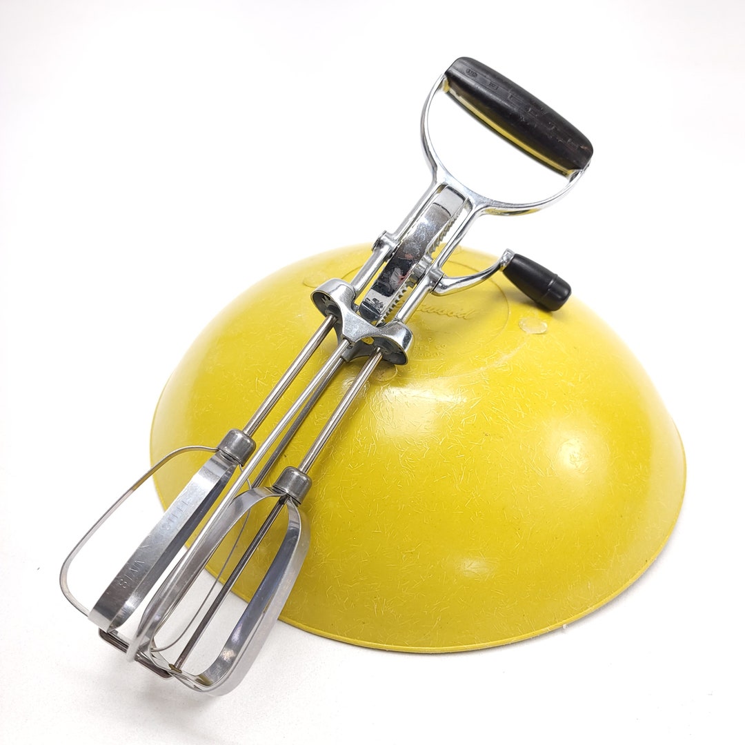 Vintage Ekco Obesto Hand Mixer Stainless Steel 50's Kitchen Wares ...
