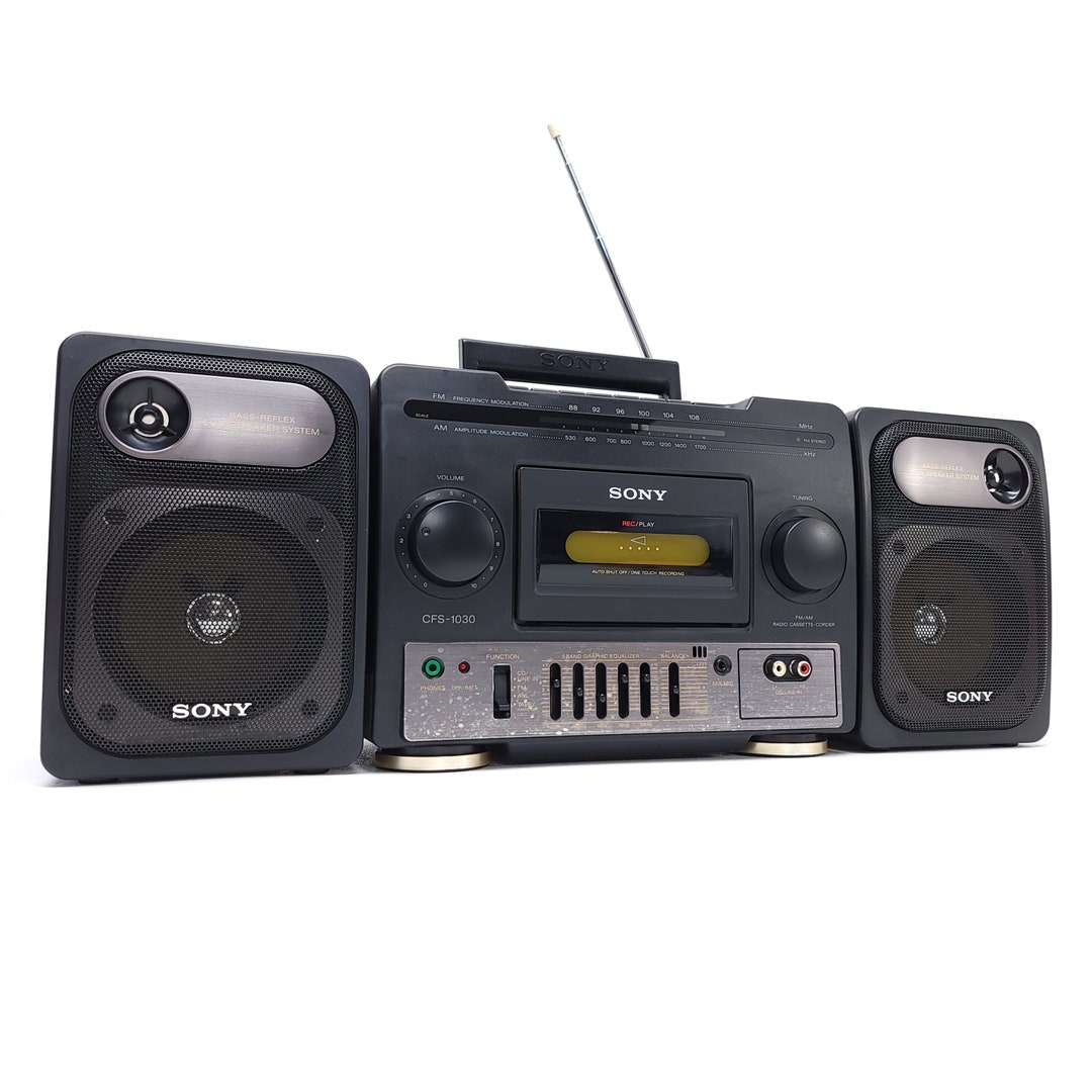90’s Sony Boombox - CFS-1030 - Ghettoblaster With Graphic Equalizer ...