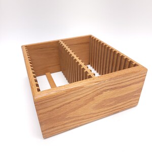 CD Storage Rack Tower Holder Solid Oak Wood 30 Cd's Wall or Surface ...