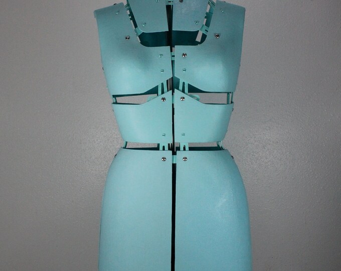 Mid Century Adjustable Light Blue Sewing Dress Form - Etsy