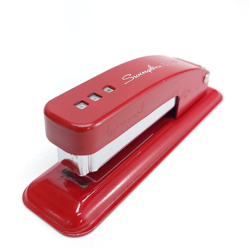 Vintage Red Swingline CUB Stapler With Staples, Office Space, Mid ...
