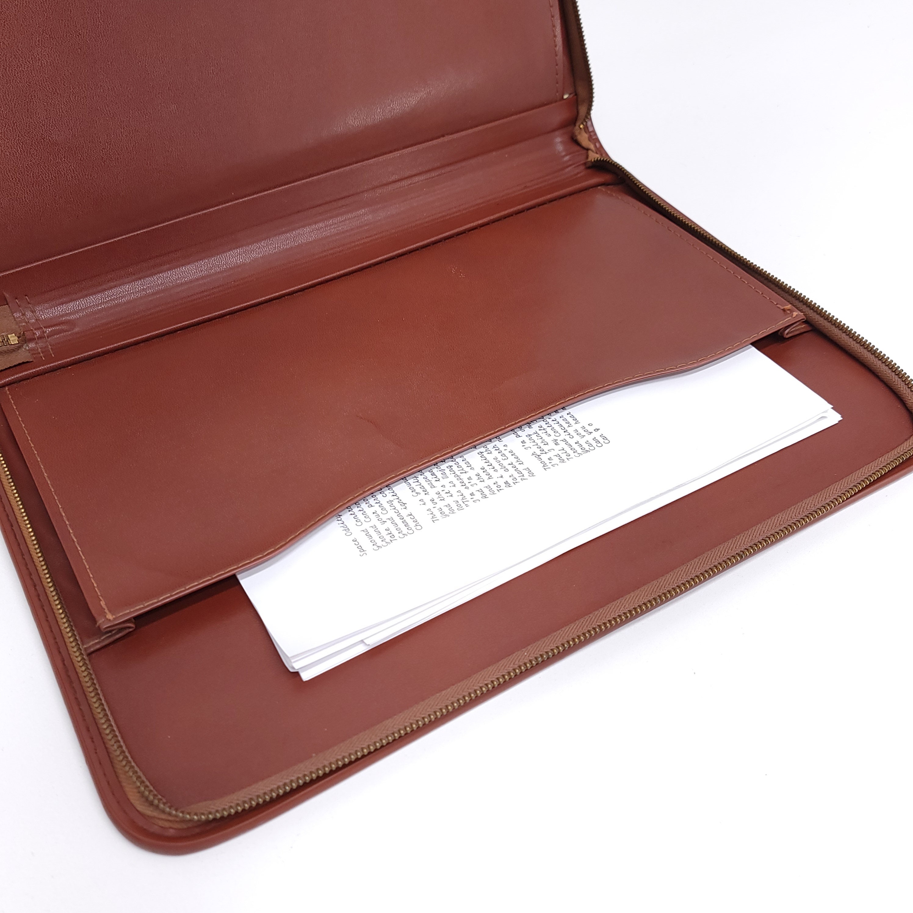 Vintage Leathercraft Vinyl Portfolio Case Zippered Briefcase - Etsy