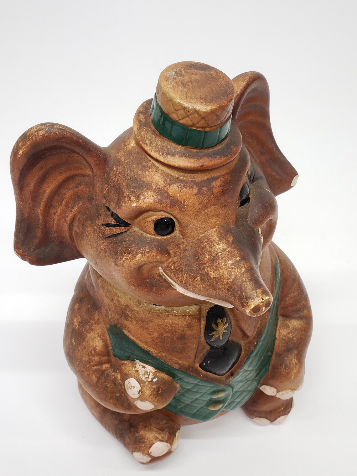 Vintage Elephant Cookie Jar Bingo - Etsy