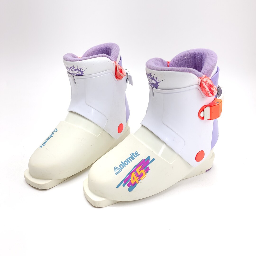 Vintage Dolomite 45 Ski Boots 80's Retro Excelence Alpine Snow Cabin ...