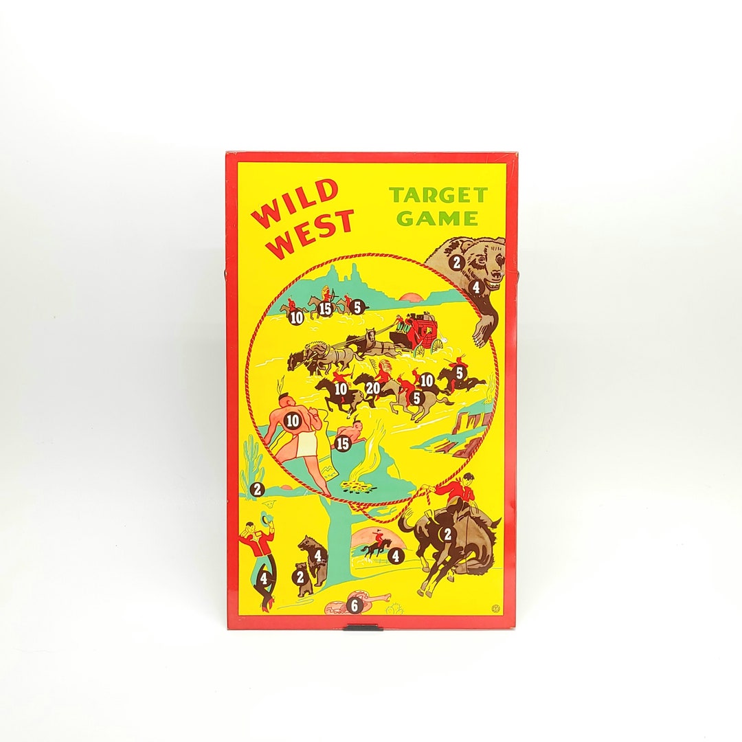 Wild West Target Game - Wyandotte Toys - 1950's Mint Mid Century ...