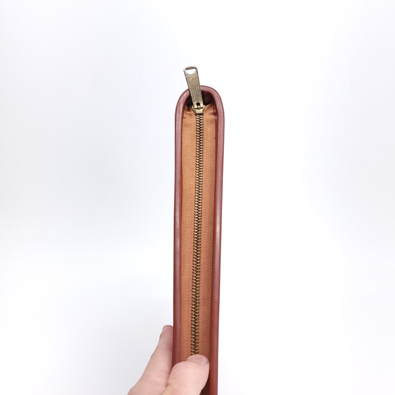 Vintage Leathercraft Vinyl Portfolio Case Zippered Briefcase - Etsy