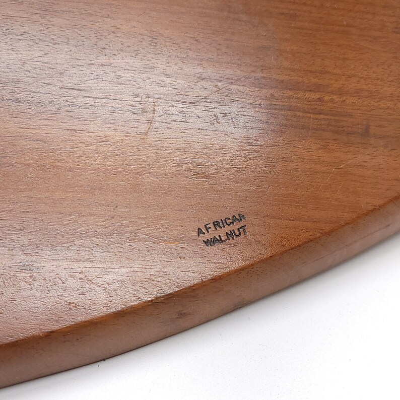 African Walnut Salmon Tray Divided Catch-all Presentation Nut Dish - Etsy