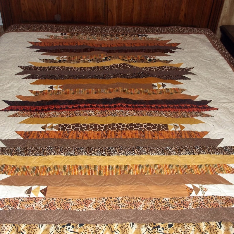 African Animal Quilt - Etsy
