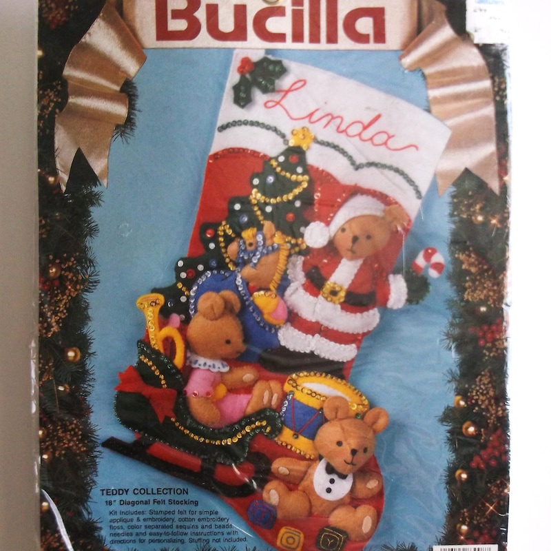 Bucilla Stocking Kit - Etsy
