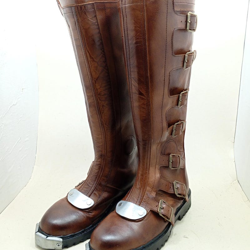 Black Armor Boots - Etsy