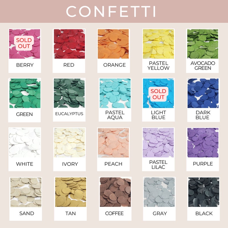 Biodegradable Confetti - Etsy
