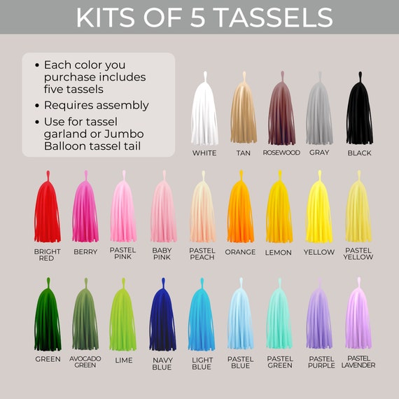 Jumbo Balloon Tassel for Party Decoration Paper or Foil - Etsy