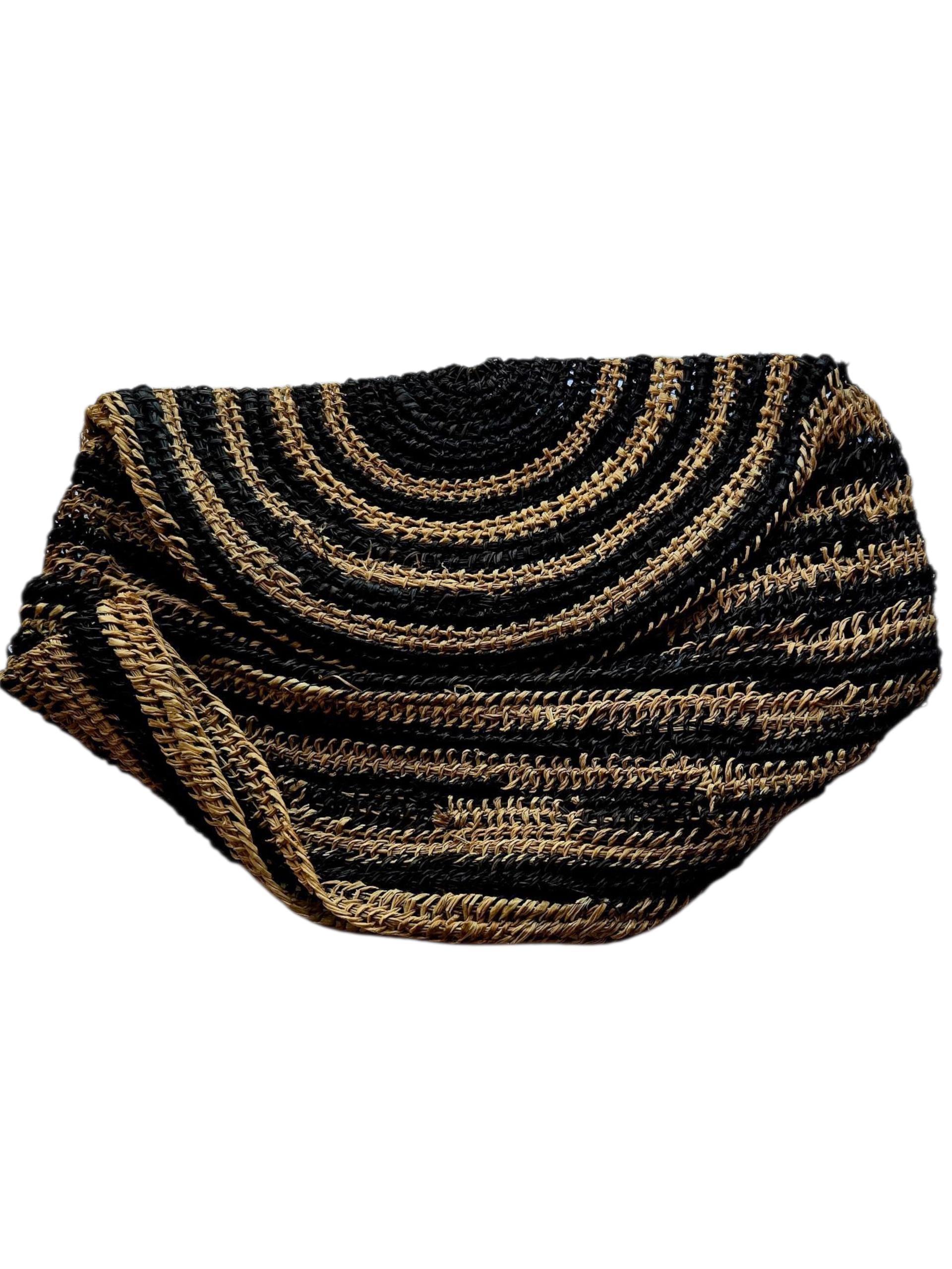 Handwoven Cameroon Raffia Hat –traditional Toghu Cap | Shallow Crown ...