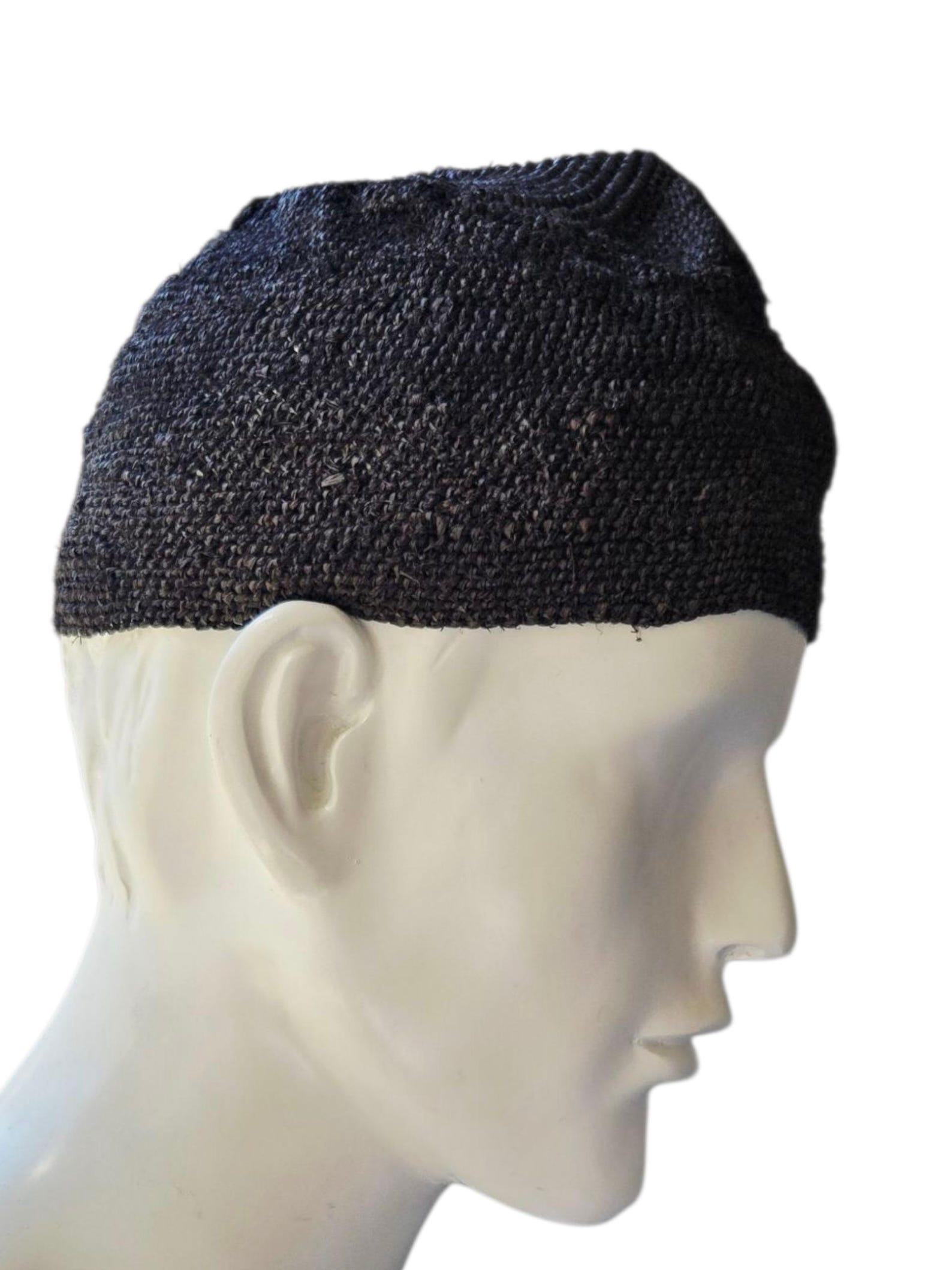 Handwoven Cameroon Raffia Hat –traditional Toghu Cap | Shallow Crown ...