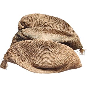 Handwoven Cameroon Raffia Hat – Traditional Toghu Cap | Sawa, Bakweri ...