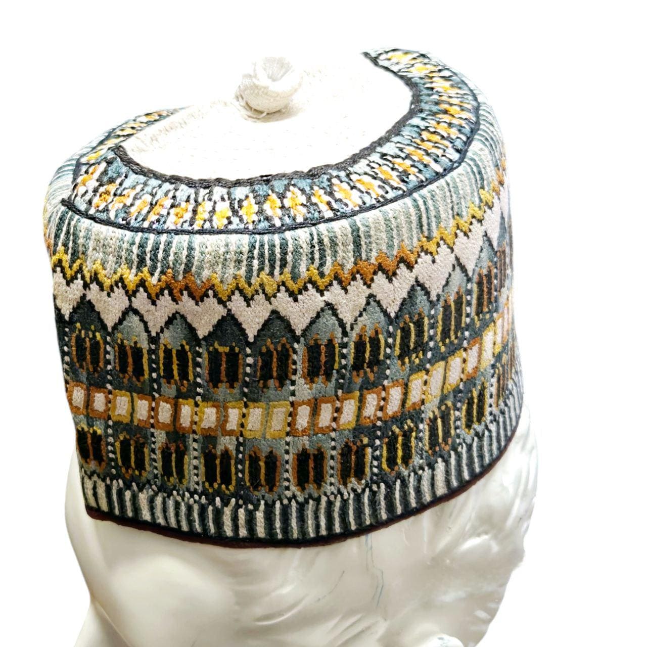 Handmade Hausa Kufi Cap | Standard Cotton Blend or Luxury Brocade ...
