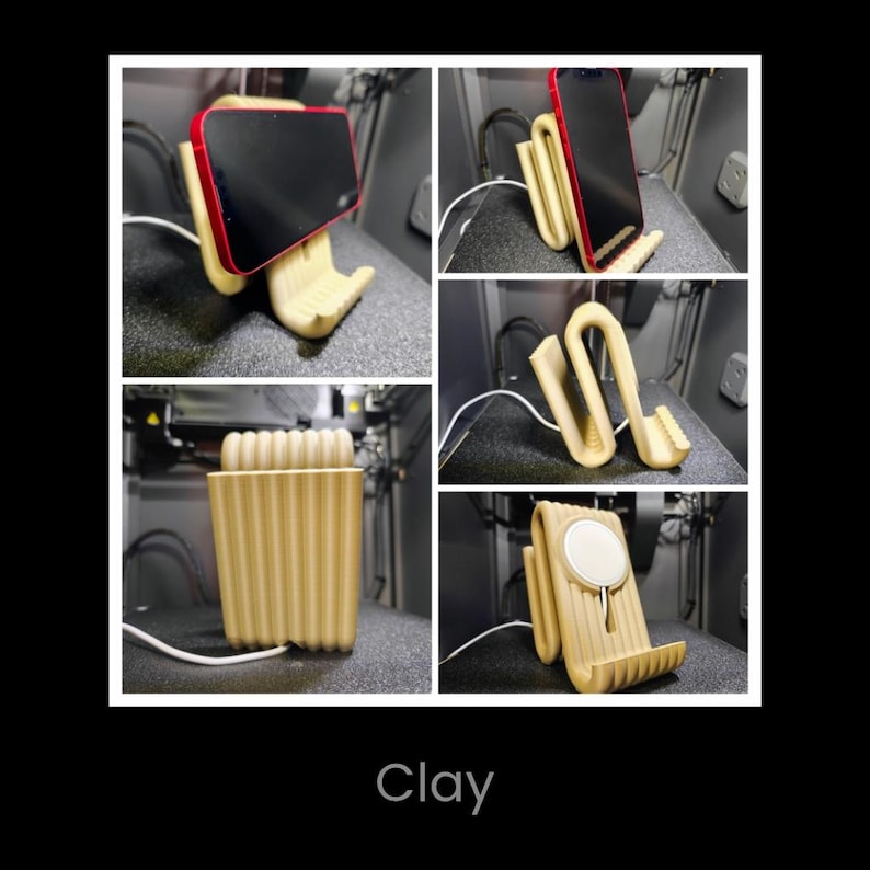 Magwave Magsafe Stand for iPhone | Ribbed Wave Design | Desk ...