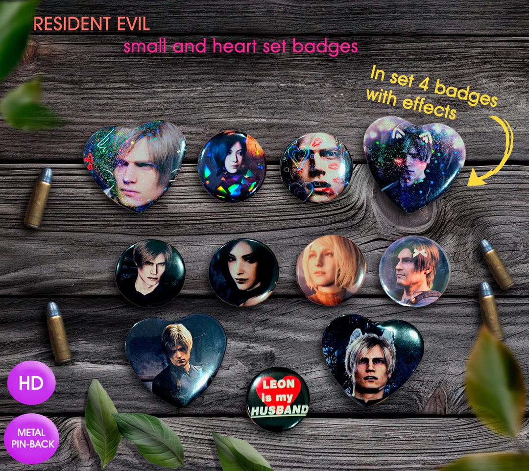 Resident Evil Set Badges - Etsy