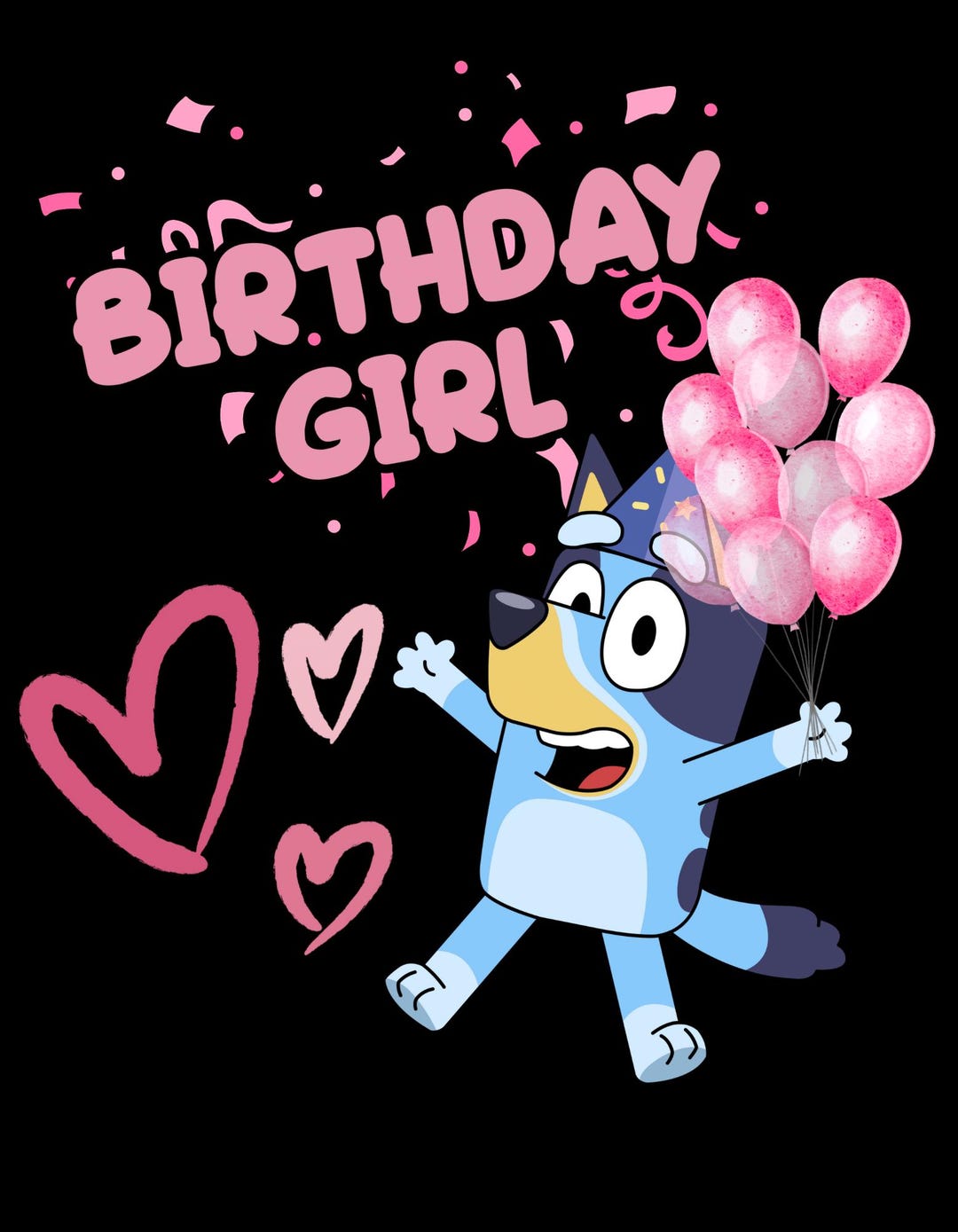 Bluey Theme Birthday Girl - Etsy
