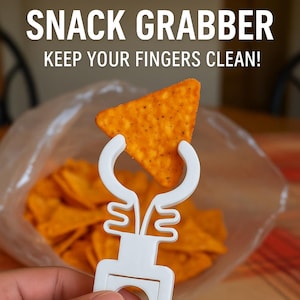 Snack Grabber: 3D Printed Clean Finger Chip Holder - Etsy