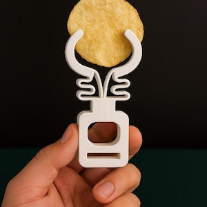 Snack Grabber: 3D Printed Clean Finger Chip Holder - Etsy