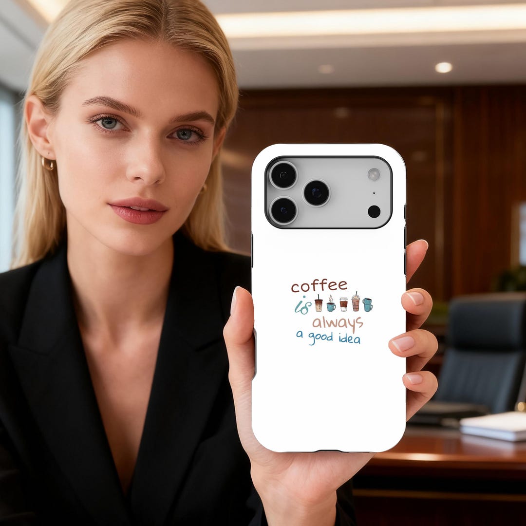 Coffee Phone Case, Espresso Coffee Lover Cover, Minimalist Cafe ...