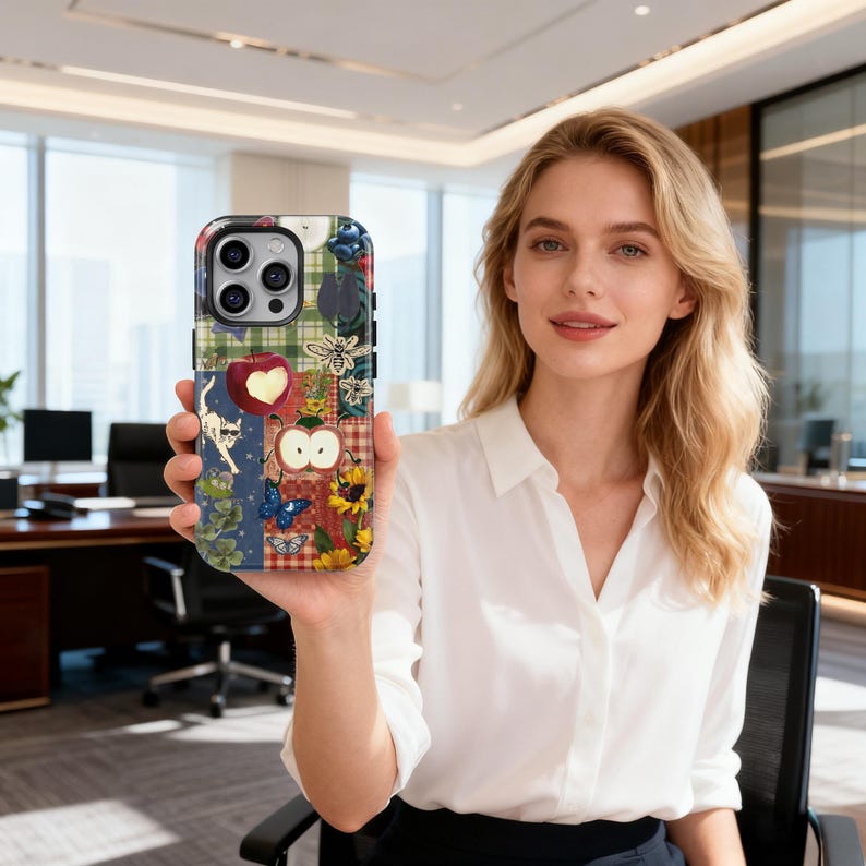 Retro Whimsy Artistic Collage Phone Cases, Star Phone Case, Aesthetic ...
