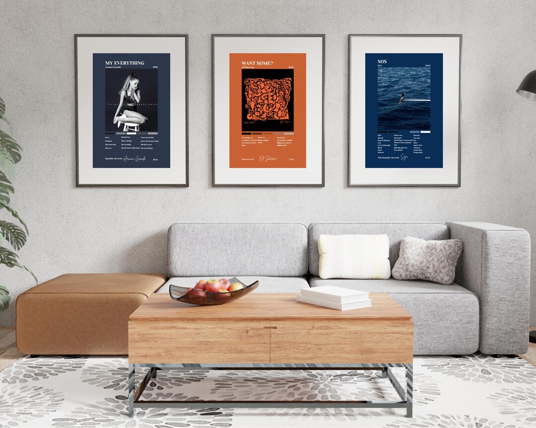 Custom Album Cover | Custom Album Cover Art | Set of 3 Custom Album ...