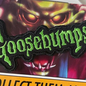 Goosebumps Logo Patch: 90s Embroidered Applique - Iron-on/sew-on - Etsy
