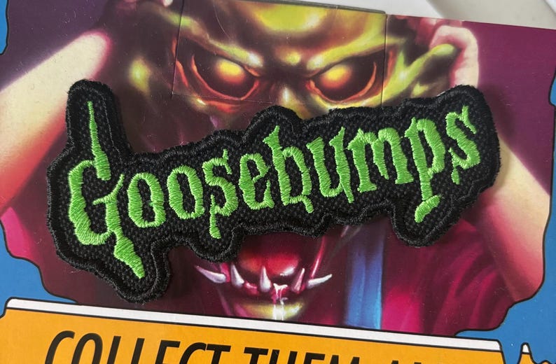 Goosebumps Logo Patch: 90s Embroidered Applique - Iron-on/sew-on - Etsy