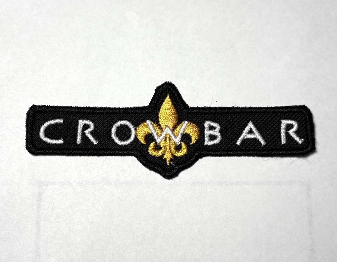 Crowbar Patch Rare Crowbar Band Embroidered Iron on Sew on Patch - Etsy UK