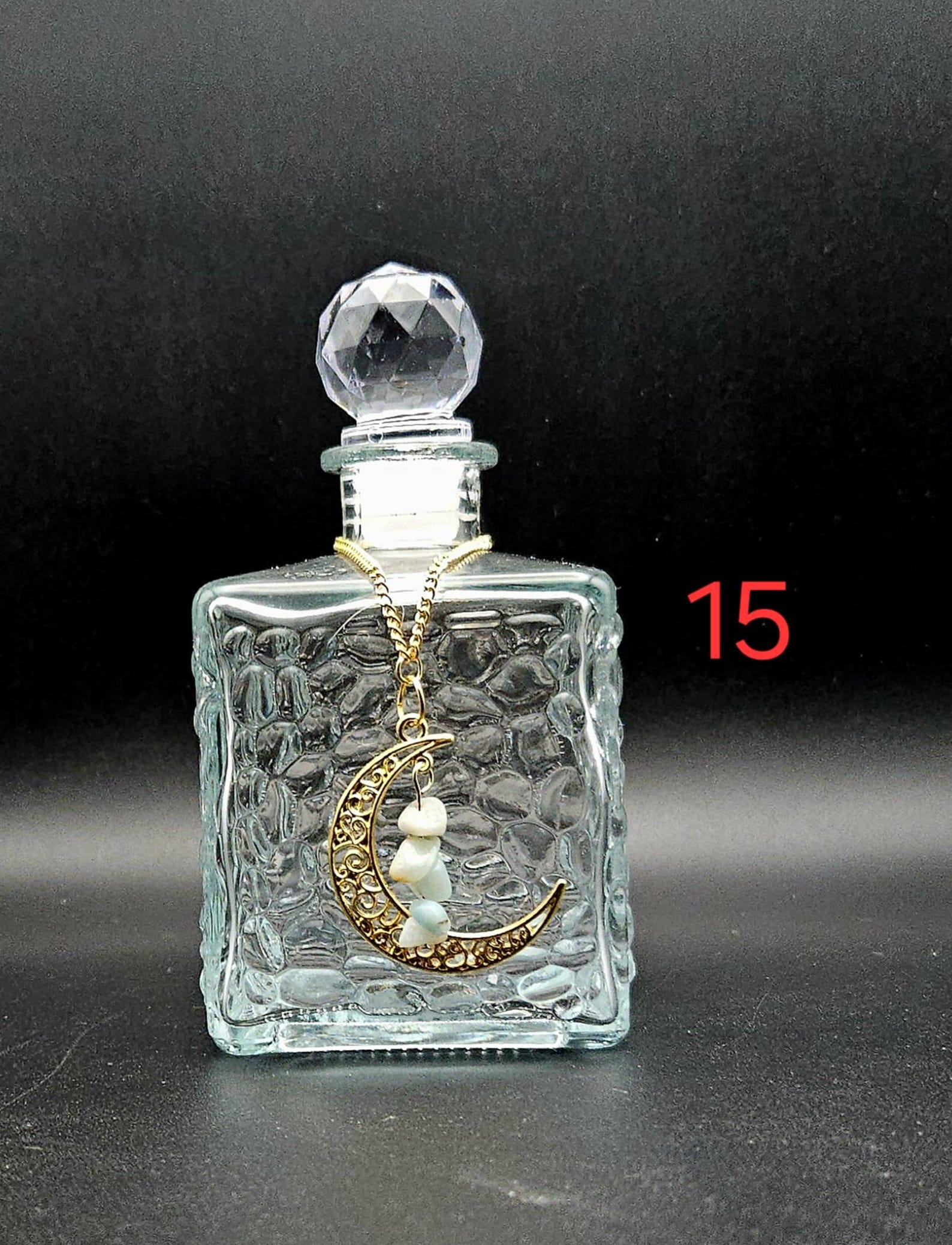Moonwater Jar / Moon and Crystal Bottle, Moon Water Ritual Kit / Witch ...
