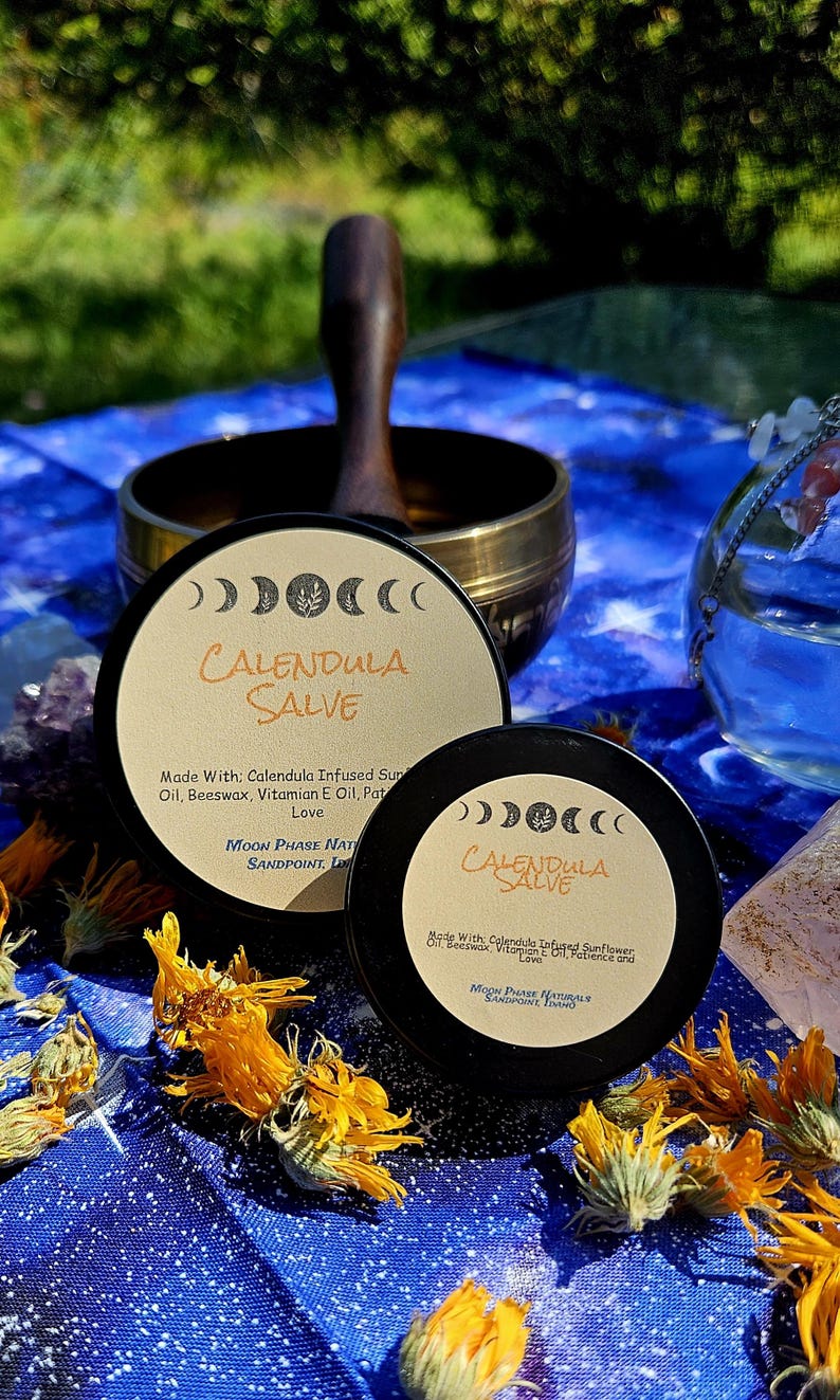 Calendula Salve for Dry Skin | Herbal Healing Salve | Natural Skincare ...