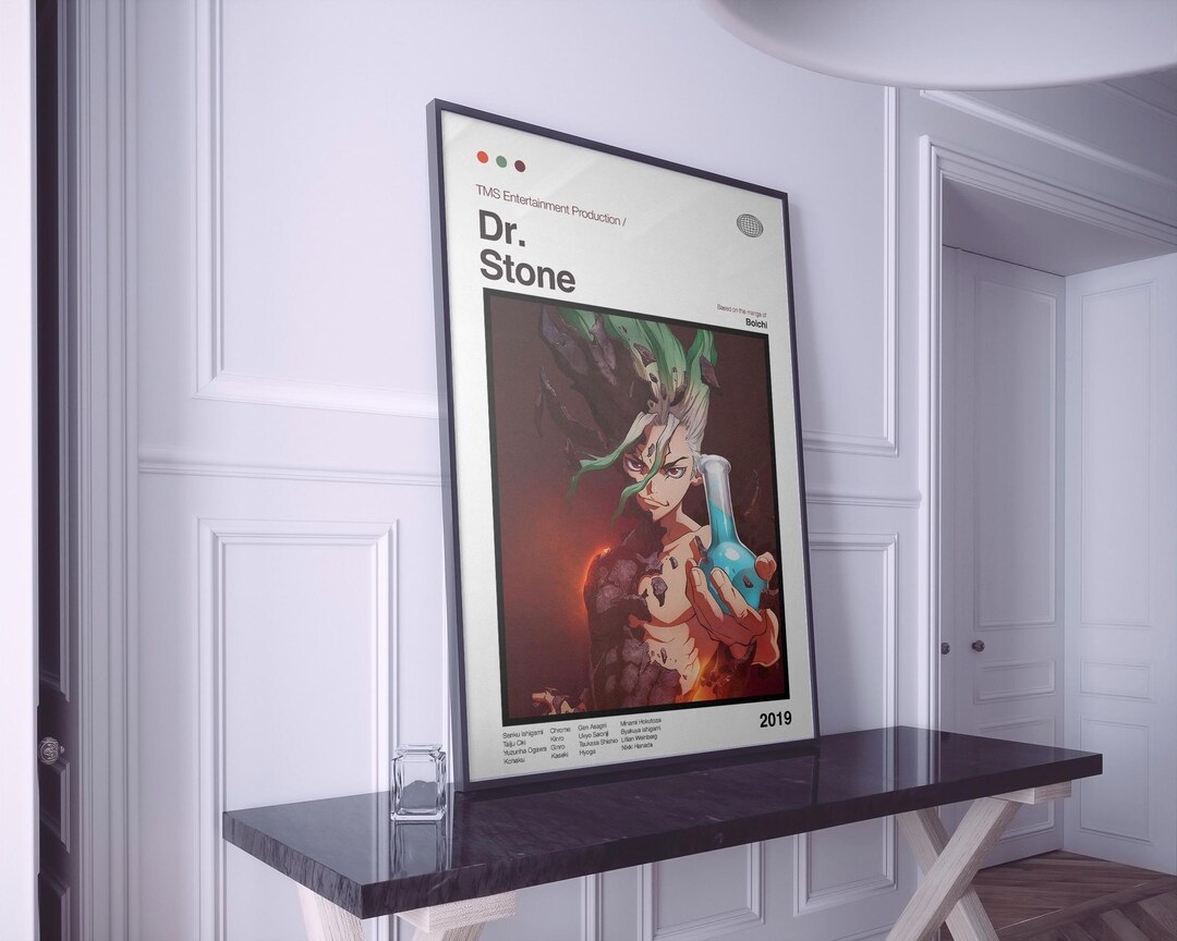 Dr. Stone Anime Poster, Manga Wall Art Print - Etsy