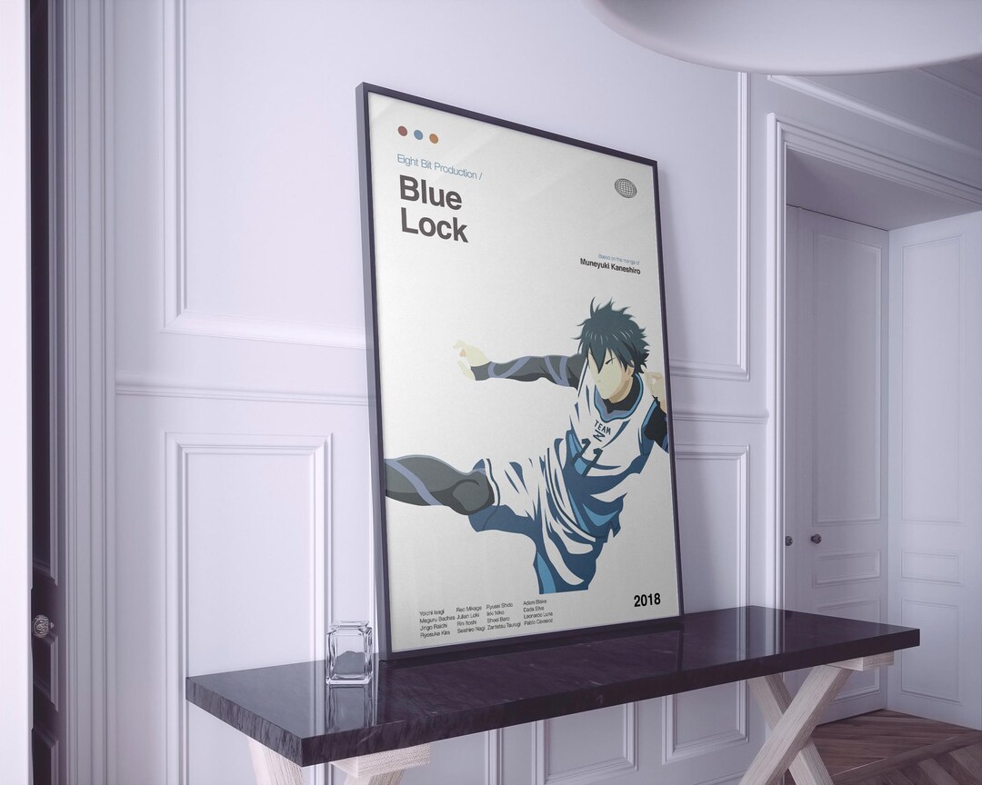 Blue Lock Anime Poster, Manga Art Print - Etsy