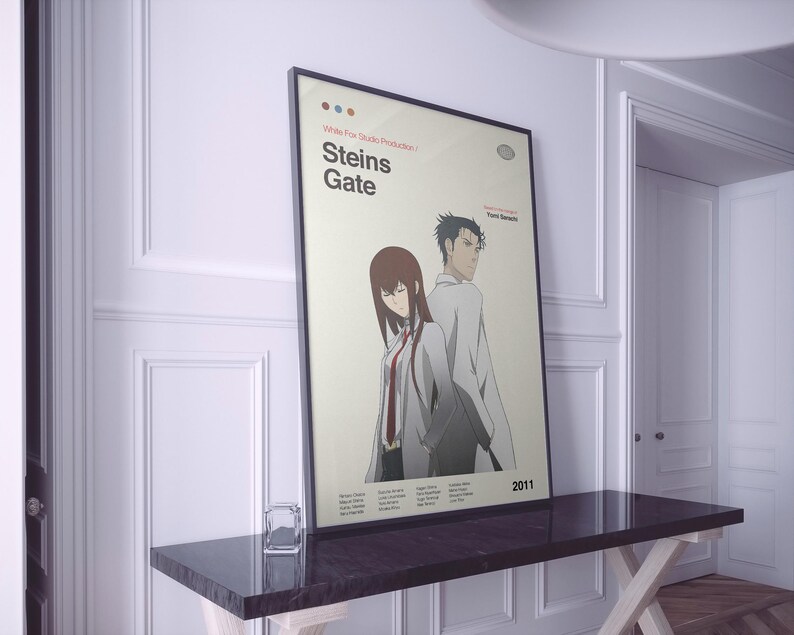 Steins Gate Anime Poster: Manga Wall Art Print - Etsy