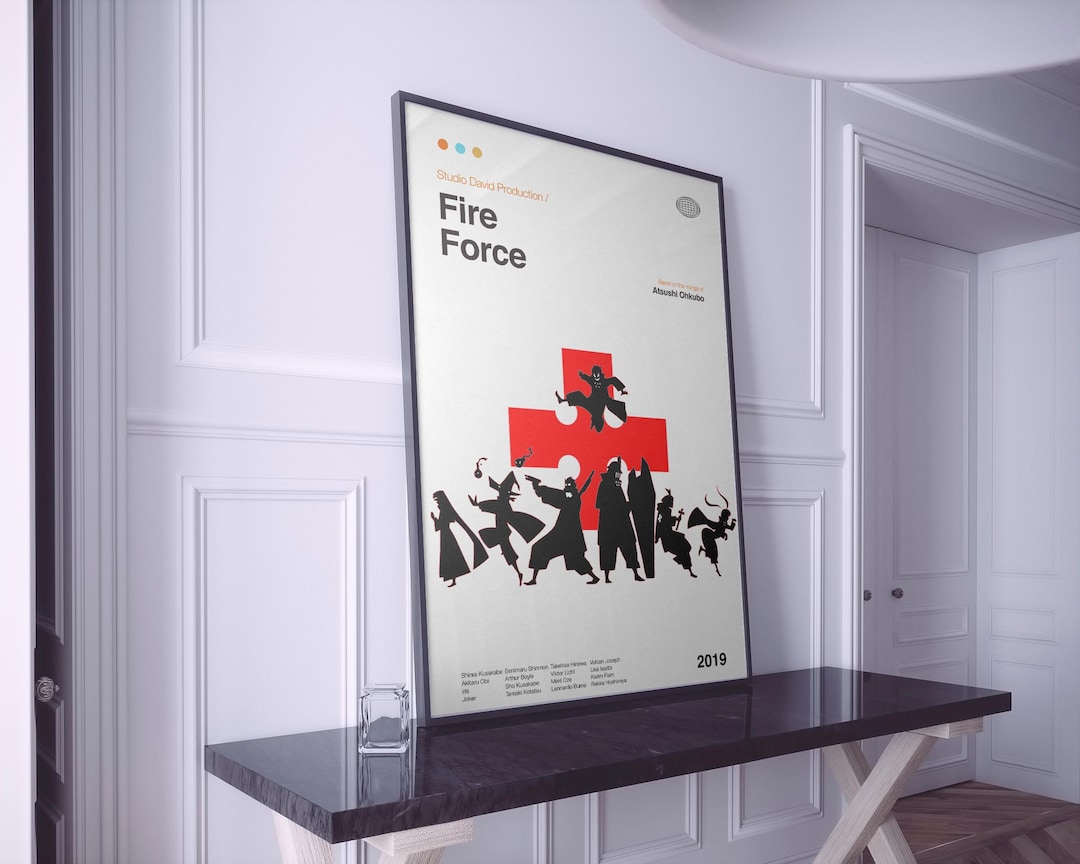 Fire Force Anime Poster, Manga Art Print - Etsy