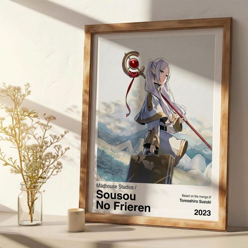 Minimalist Frieren Art - Etsy