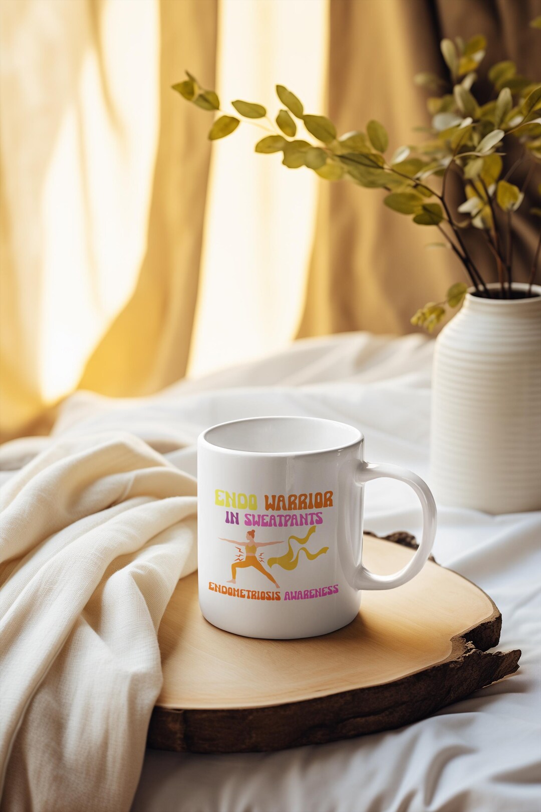 Endo Warrior Mug, Endometriosis Awareness Coffee Cup, Supportive Gift ...