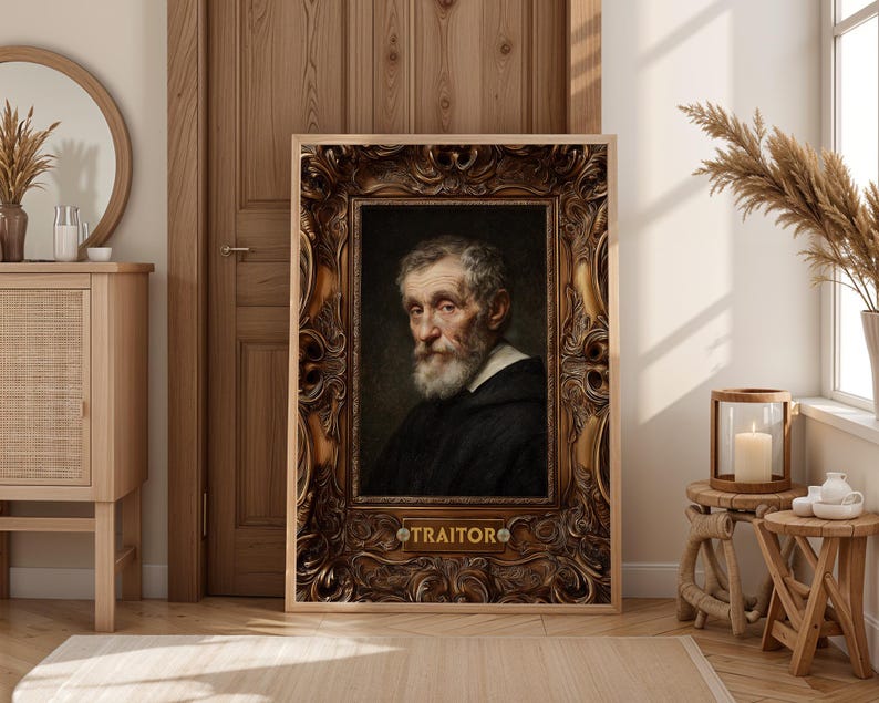 Personalized Traitors Portrait Poster: Renaissance Style Art - Etsy