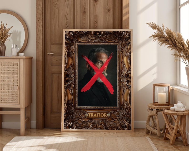Personalized Traitors Portrait Poster: Renaissance Style Art - Etsy